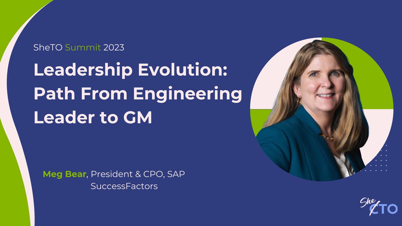 Meg Bear: Leadership Evolution (pt1) | SheTO Summit 2023 - YouTube