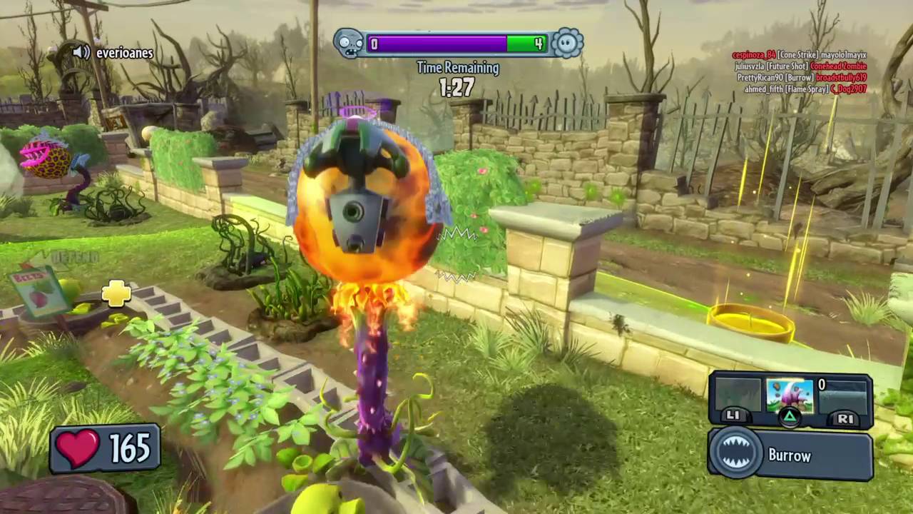 Plants vs Zombies Garden Warfare_Fire chomper - YouTube