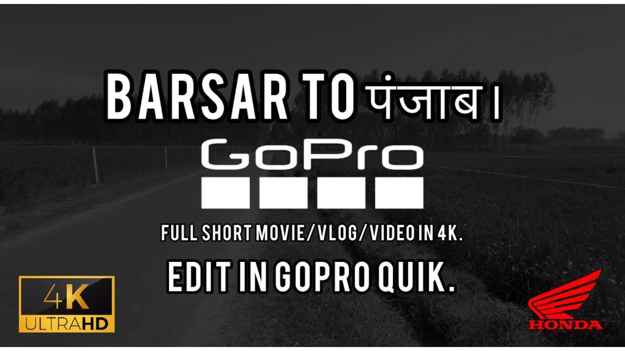 BARSAR to Punjab Road Trip Adventure | Cinematic Short Movie Edit in ...