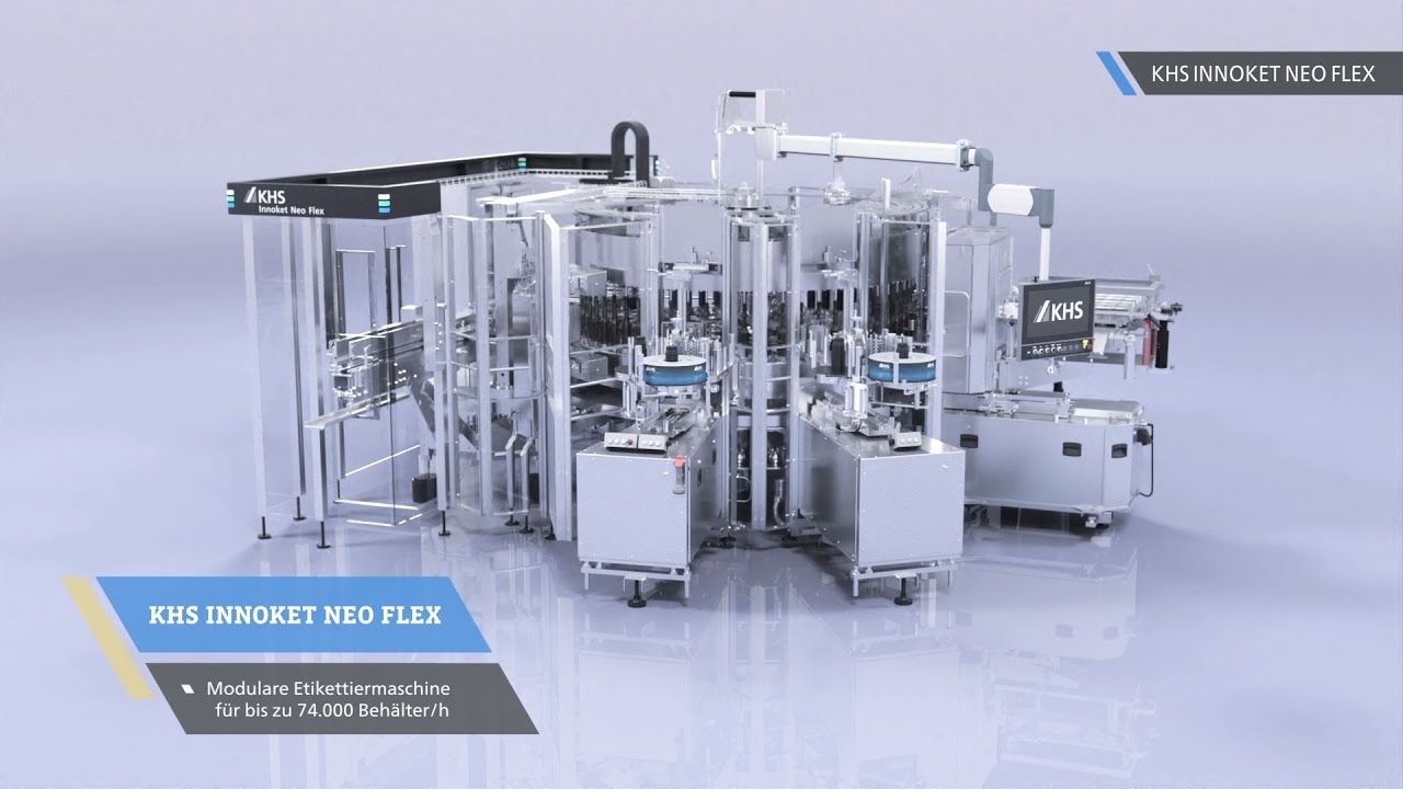 Flexibilität im hohen Maß: Die KHS-Etikettiermaschine Innoket Neo Flex ...
