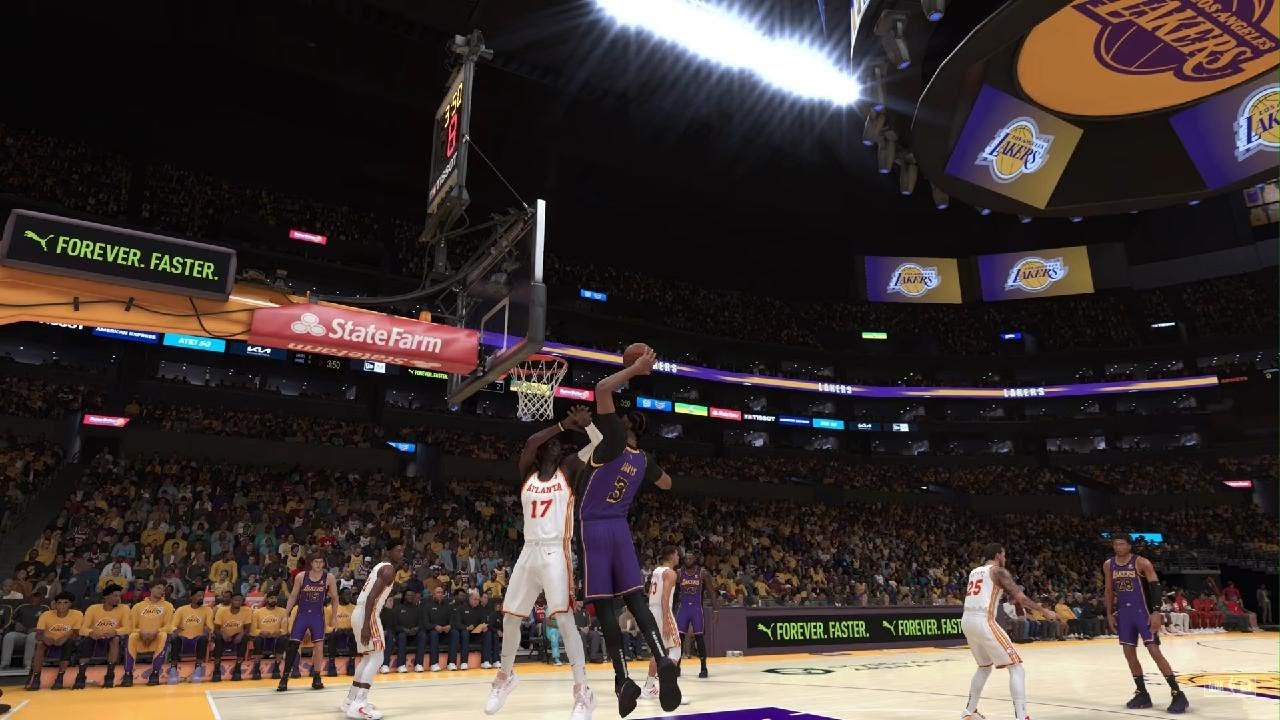 NBA 2K24 ANTHONY WITH THE "ONE HANDED TOMAHAWK" DUNK OVER HIS DEFENDER ...