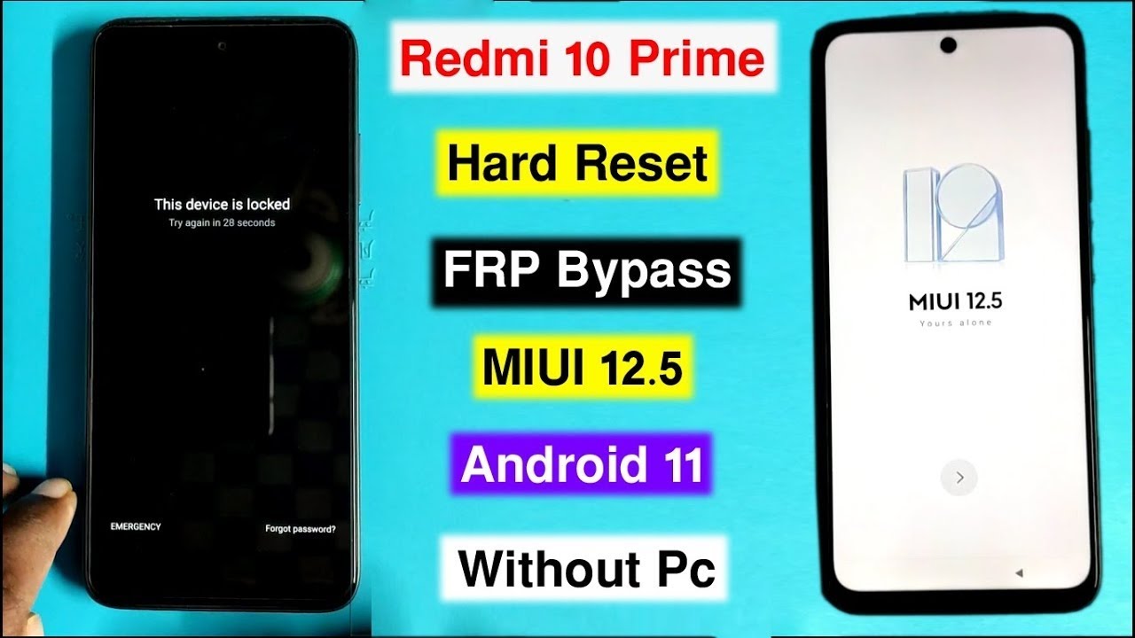 Redmi 10 prime Hard Reset | Redmi Mobile Hard Reset | Redmi Mobile Frp ...