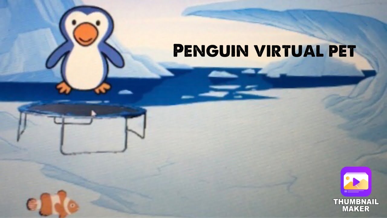 Penguin virtual pet in scratch - YouTube