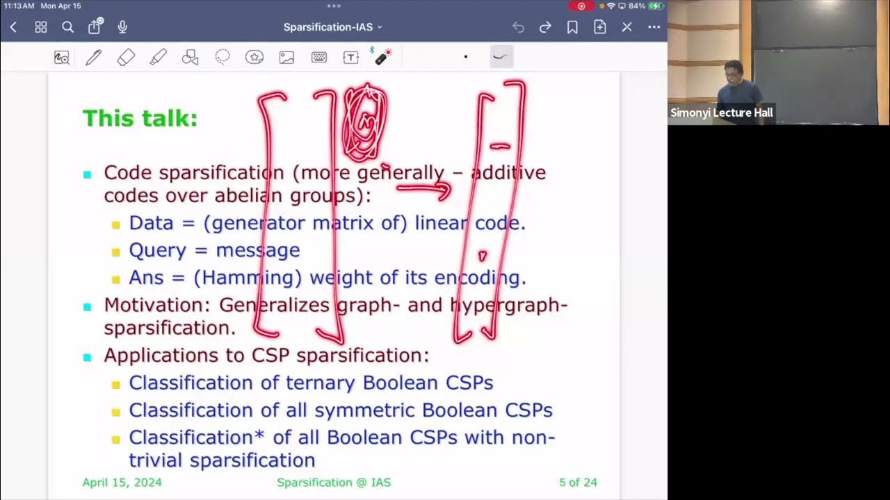 Graphs, CSPs and Codes - Madhu Sudan - YouTube