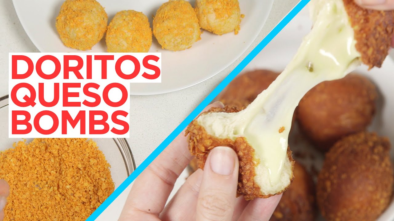 Super Cheesy Queso Cheese Bombs with Nacho Crust | Full Recipe - YouTube