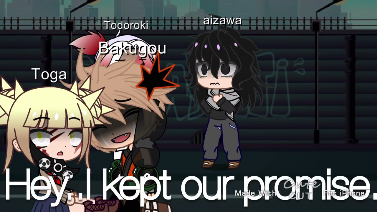 Toga?!||Sad Bakugou||Toga and Bakugou are siblings AU||Gacha life - YouTube
