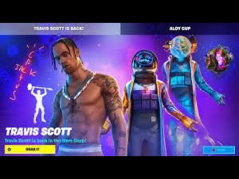 FORTNITE ITEM SHOP CHAPTER 5 TRAVIS SCOTT?!?! *UPDATED* - YouTube