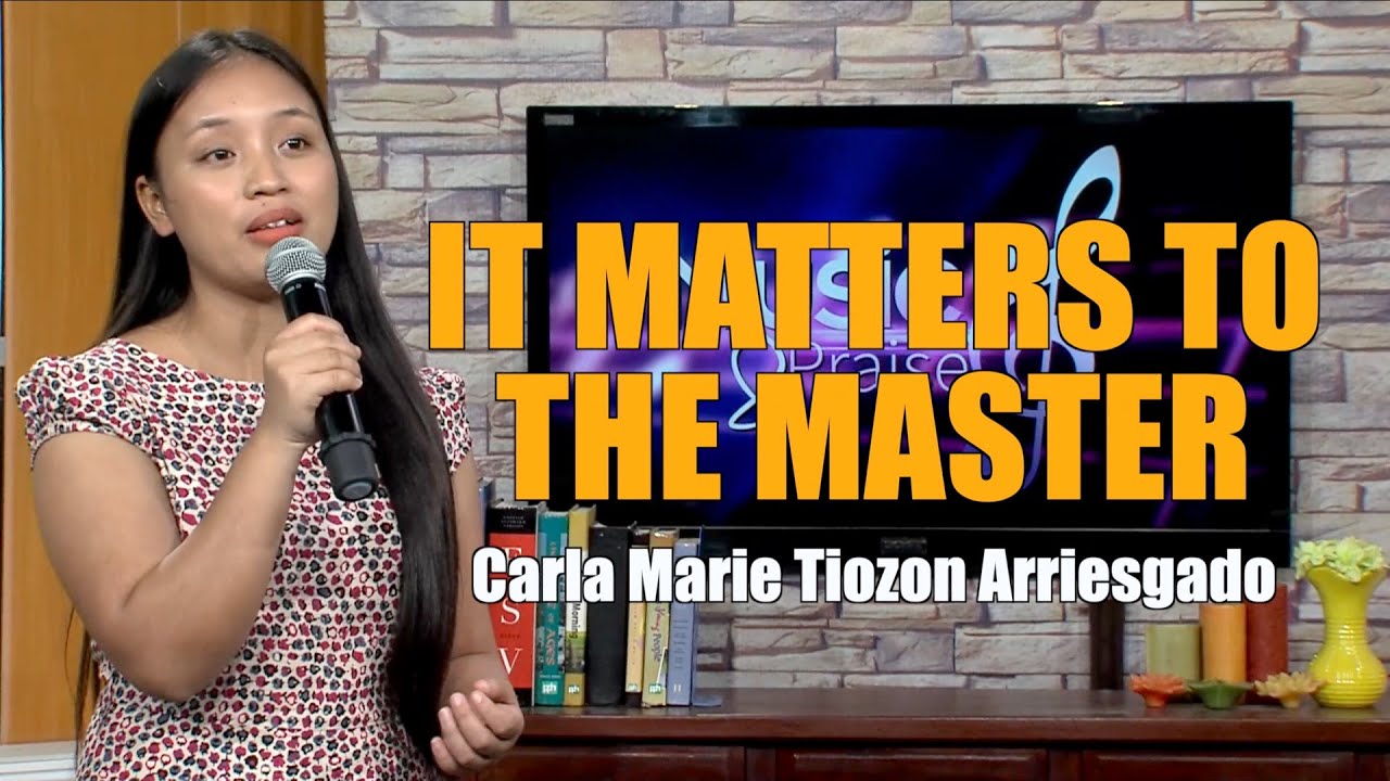 IT MATTERS TO THE MASTER | Carla Marie Tiozon Arriesgado Chords - Chordify