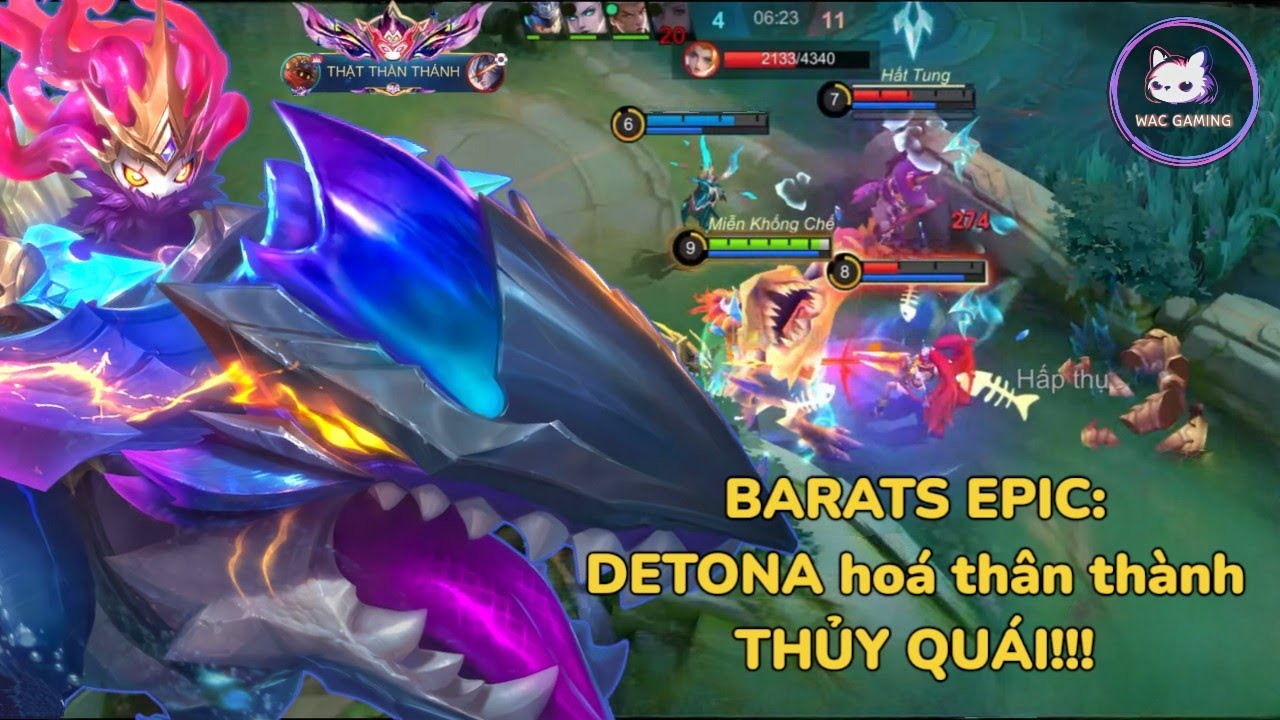 BARATS MLBB - GAMEPLAY MÙA 35 | REVIEW EPIC SKIN BARATS: DETONA HOÁ ...