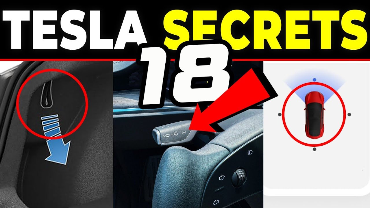 18 New Hidden TESLA SECRET Features you should know! - YouTube