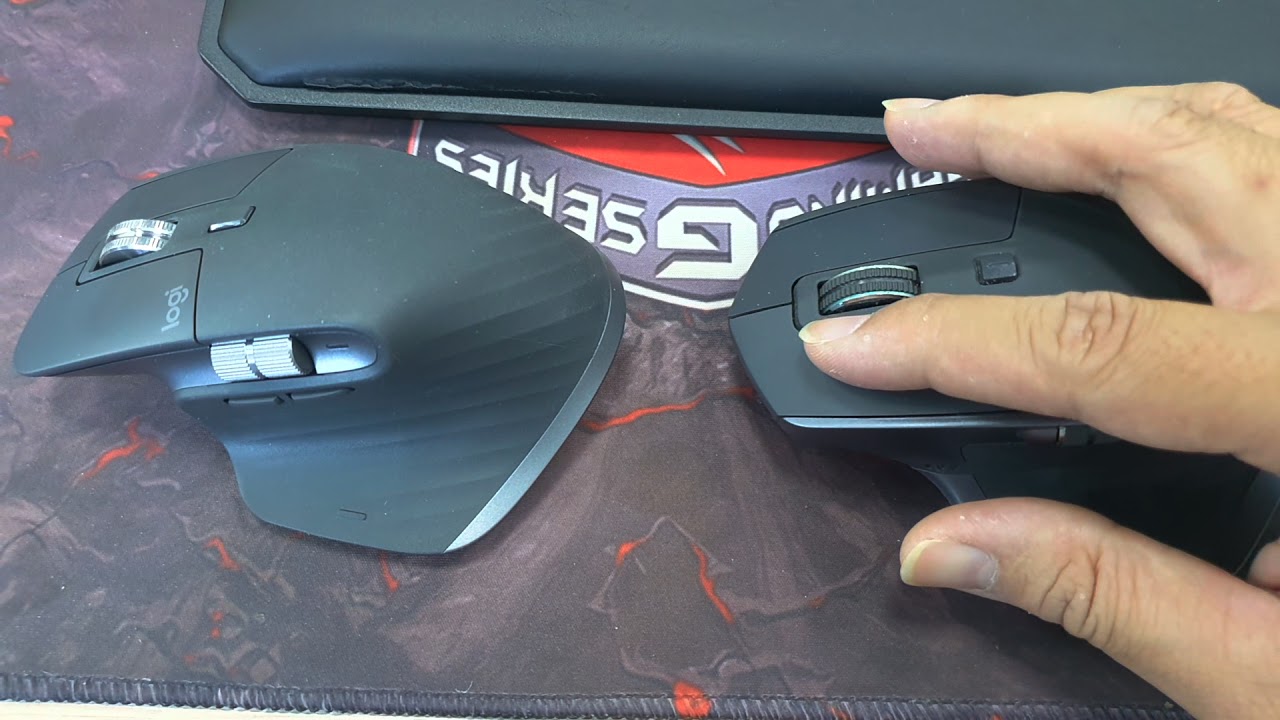 Compare click of MX master 2s and 3 - YouTube