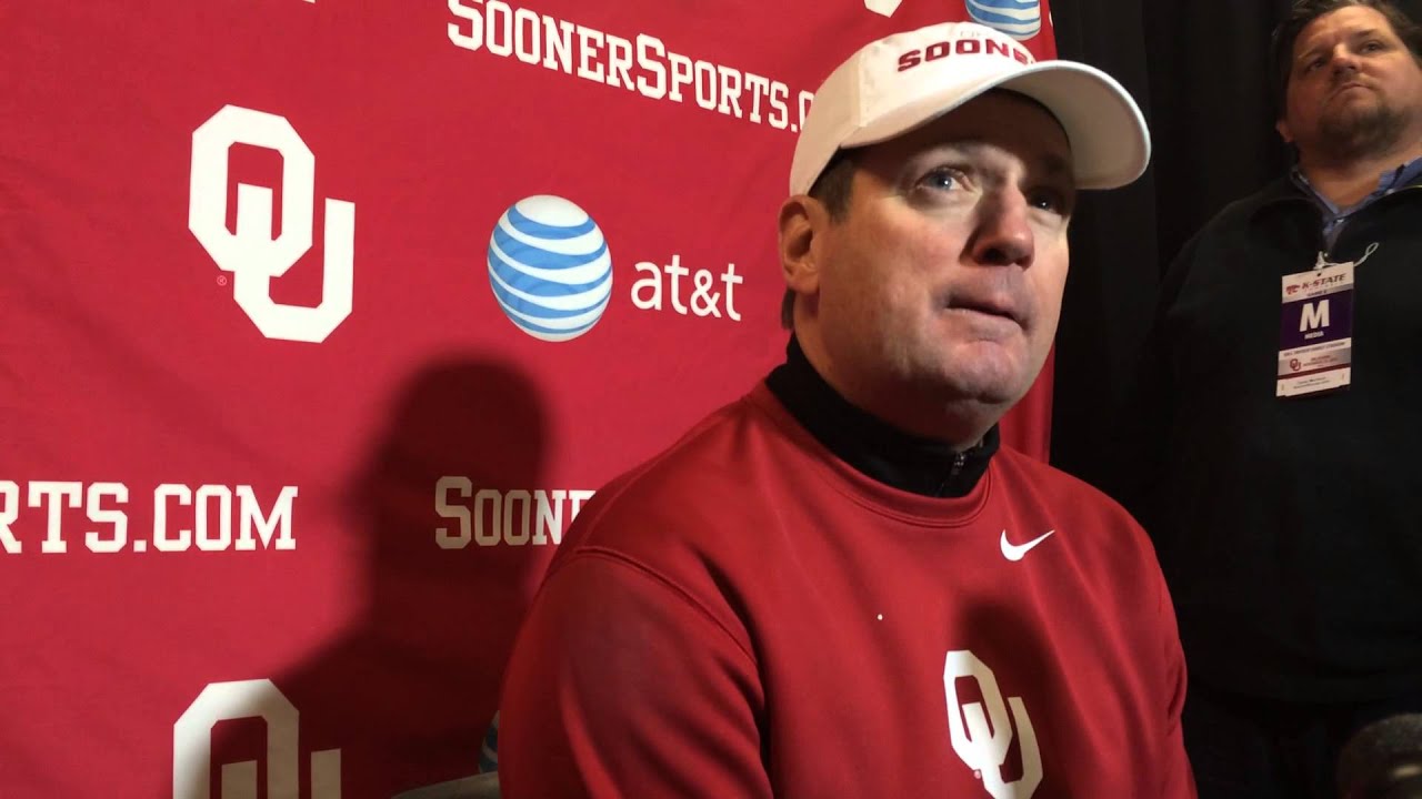 Bob Stoops postgame press conference following a 41-31 win at Kansas ...