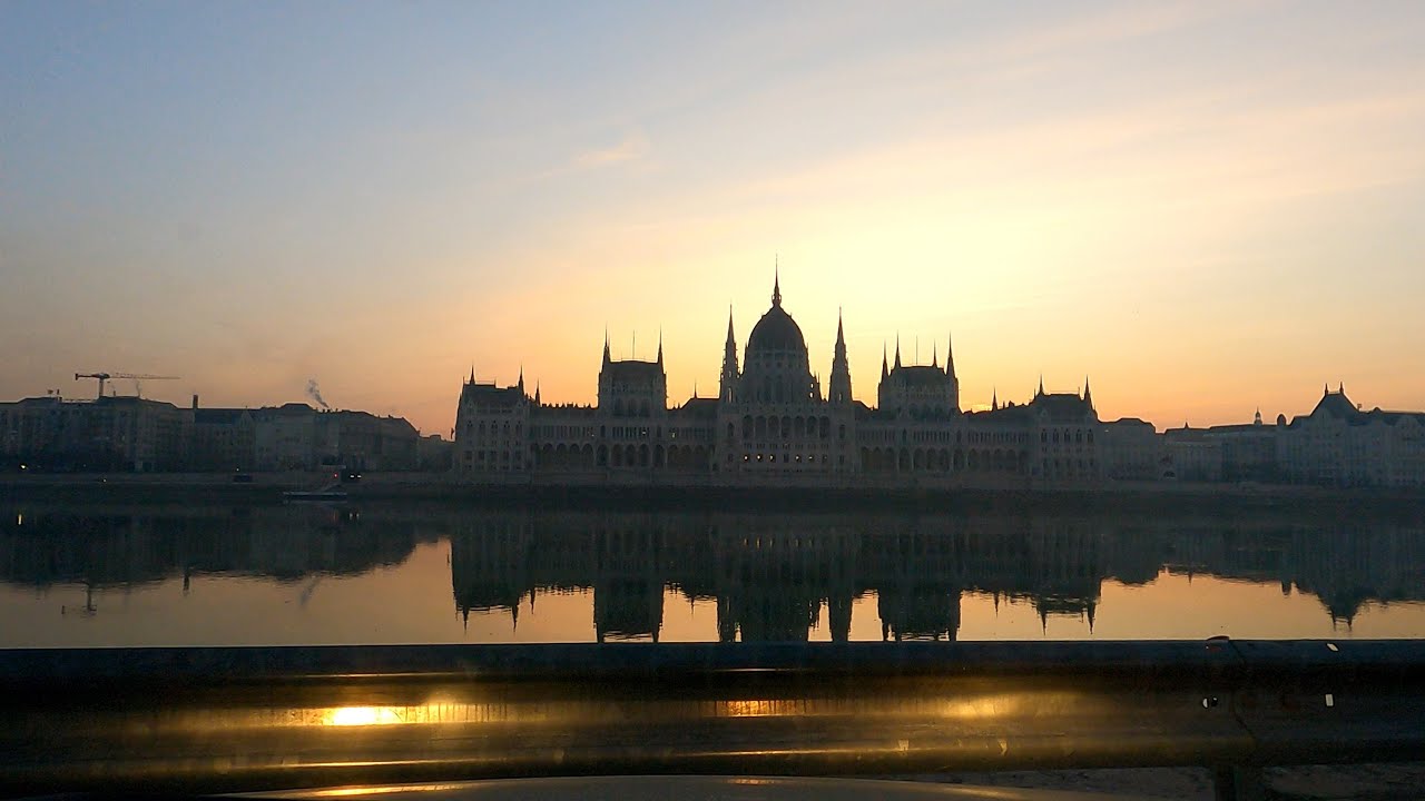 Budapest reggel - Morning walk along the Danube in Budapest - 2023 ...