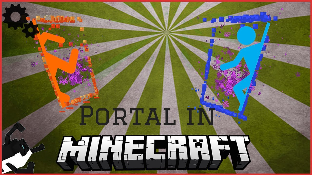 Minecraft: PORTAL GUNS w/ COMMAND BLOCK! (1.8)/capitulo #2 - YouTube