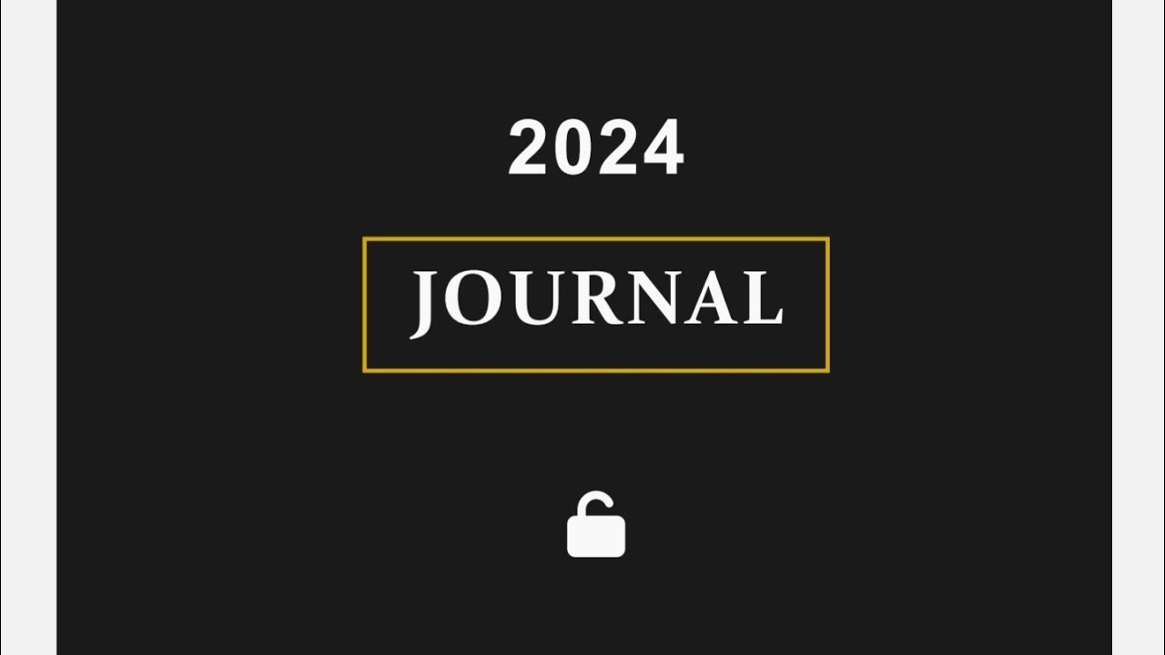 2024 Simple Journal For Everyday Use. - YouTube