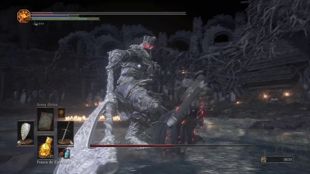 DARK SOULS™ III Campeon Gundyr_Boss fight _4K - YouTube