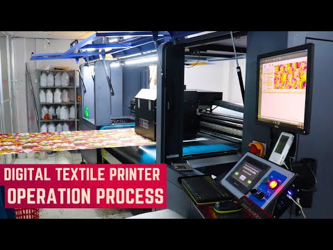 Textile Digital Printing Machine - Operation Process