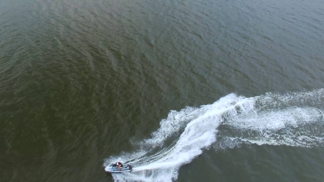 Jet ski Chase Drone Aerial Video - YouTube