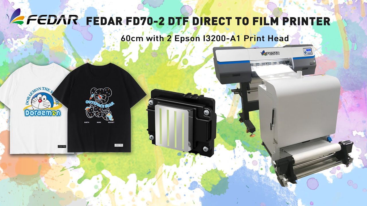 Hoson Board FEDAR FD70-2 DTF Printer with Double Epson I3200－A1 Heads ...