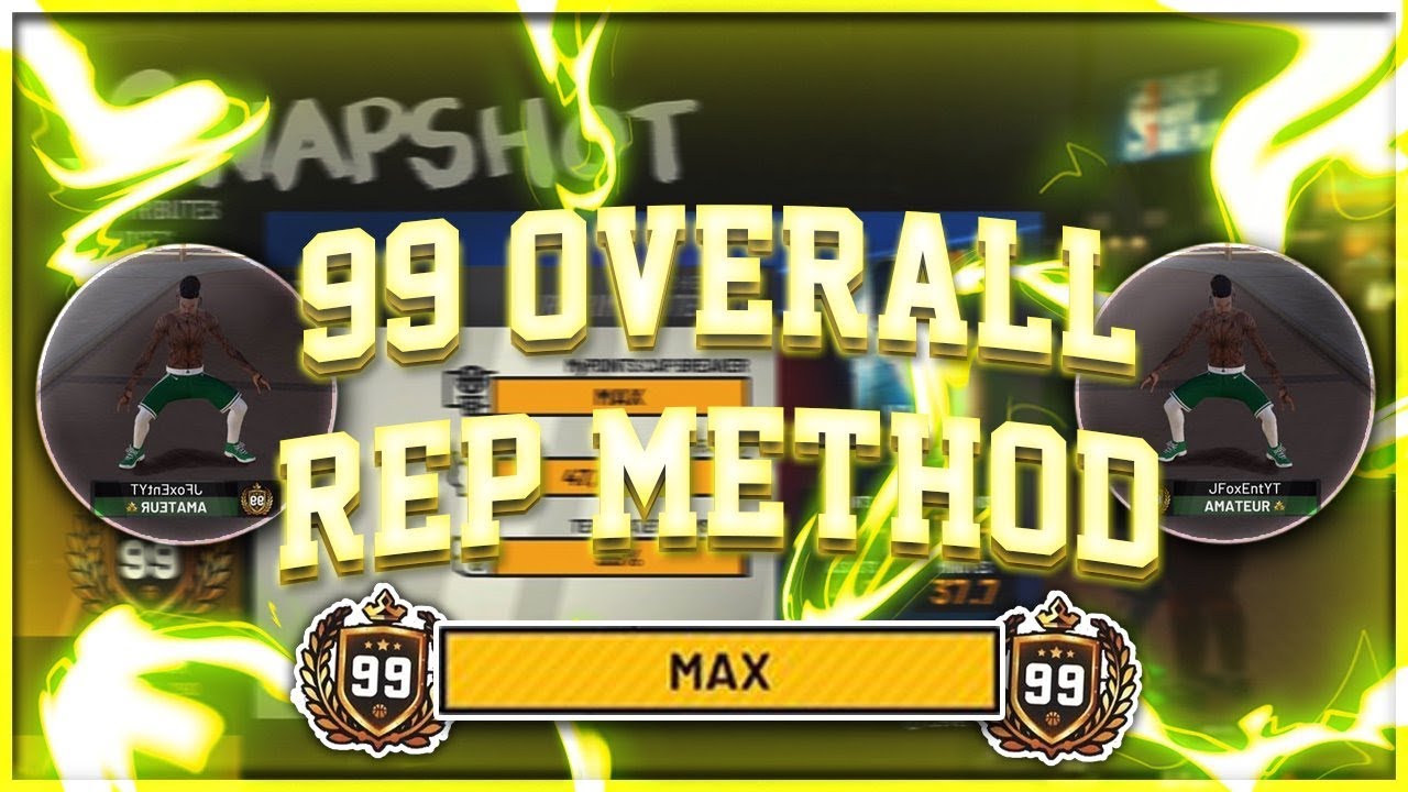 Nba 2k19 99 Overall Rep Method!! Full Game Hall Of Fame MyCareer ...