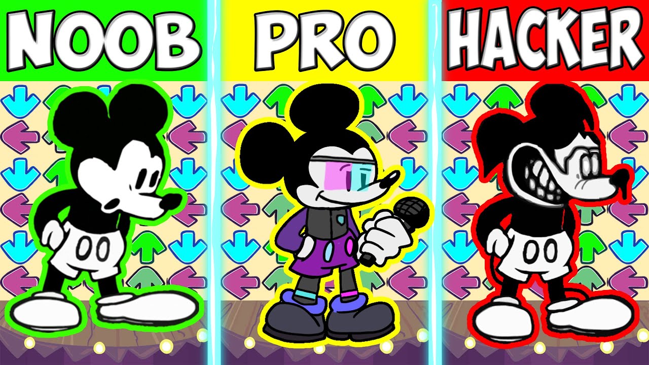 FNF Character Test | Gameplay VS Playground | Mickey Mouse COMPILATION ...