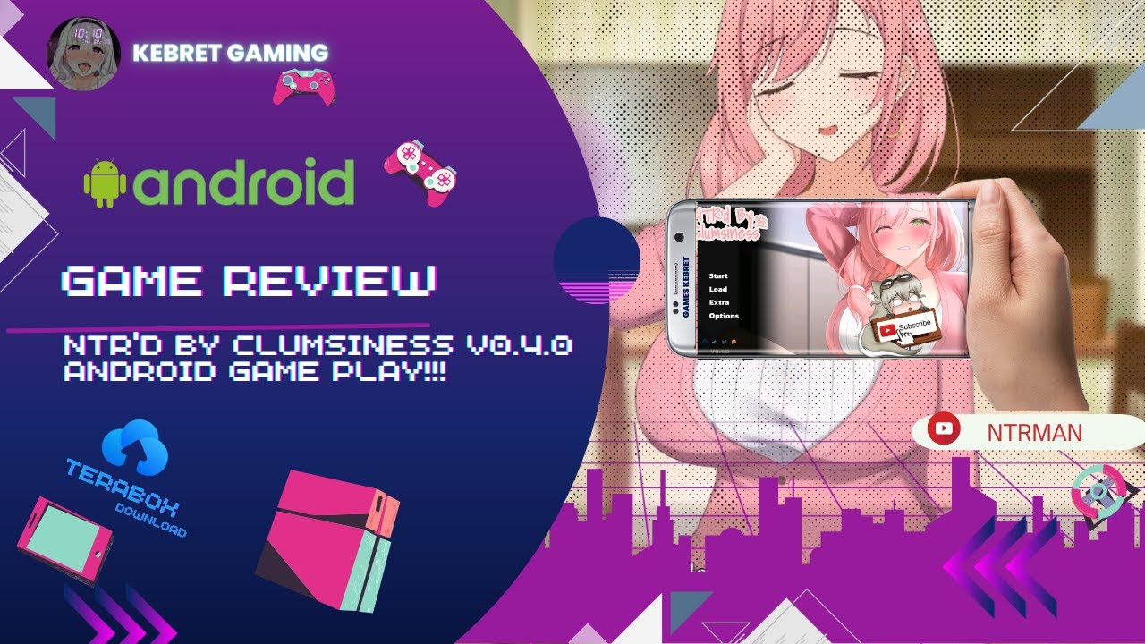 New Update NTR'd By Clumsiness V.0.4 [Android Game play] - YouTube