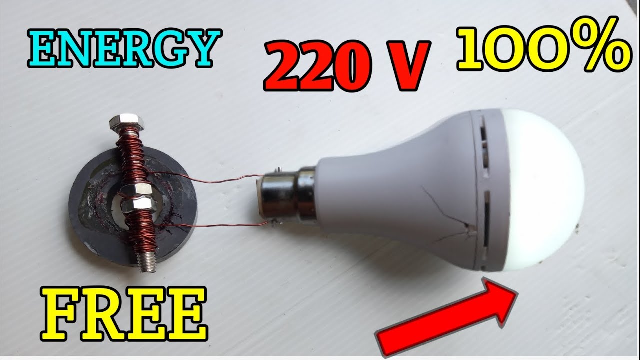 Free Electricity Generator & 100% Free Energy New Project 2022 - YouTube