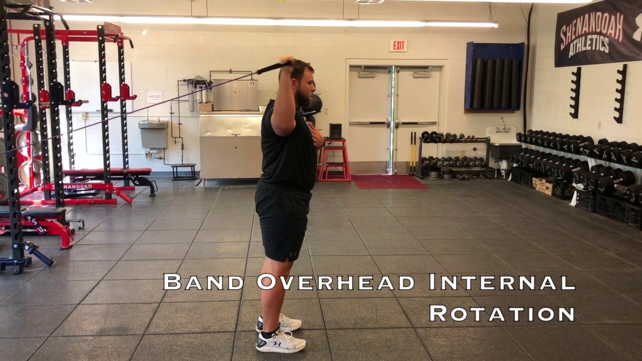 Band Overhead Internal Rotation - YouTube