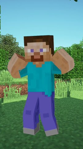 my Minecraft player dancing on pahadi song - YouTube