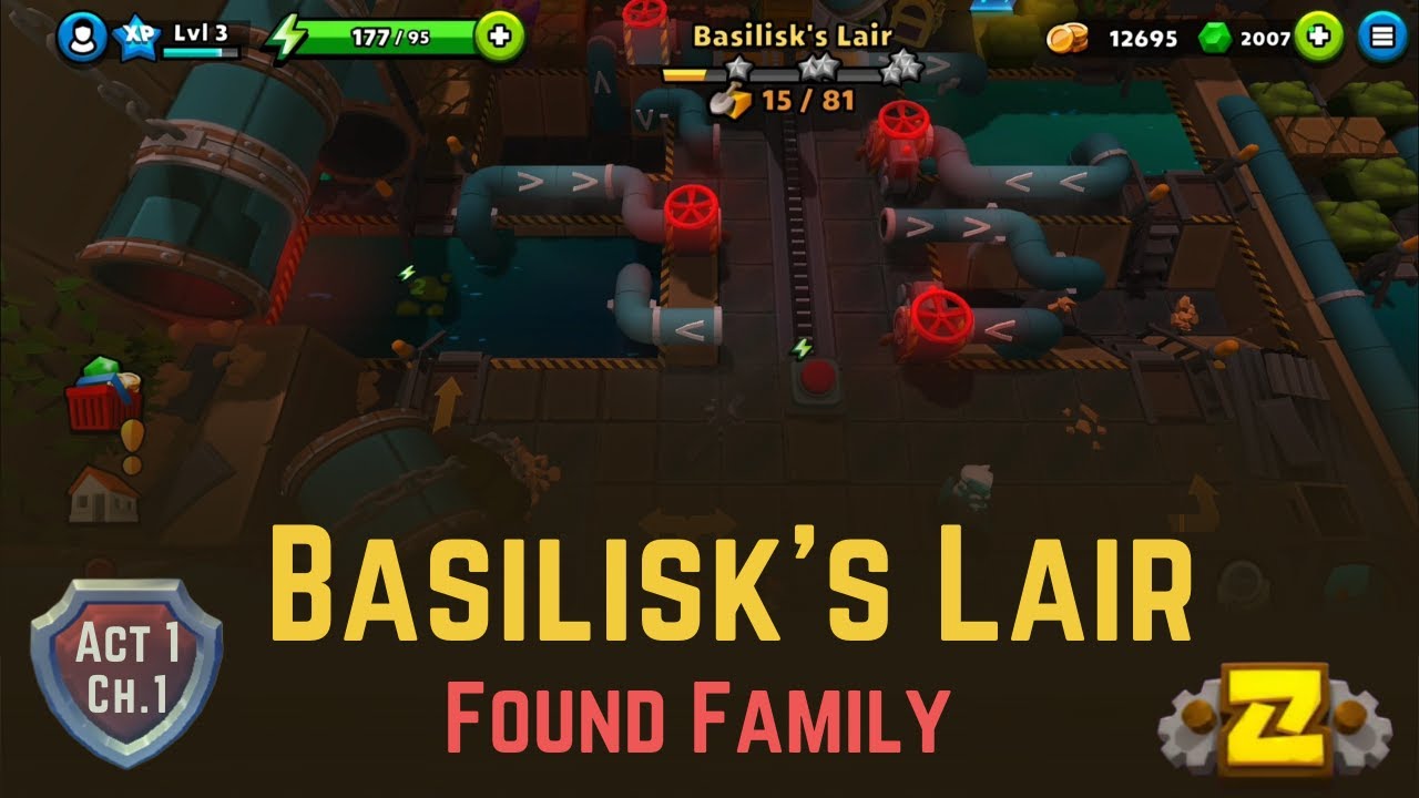 Basilisk's Lair - #4 Found Family Act 1 - Puzzle Adventure - YouTube