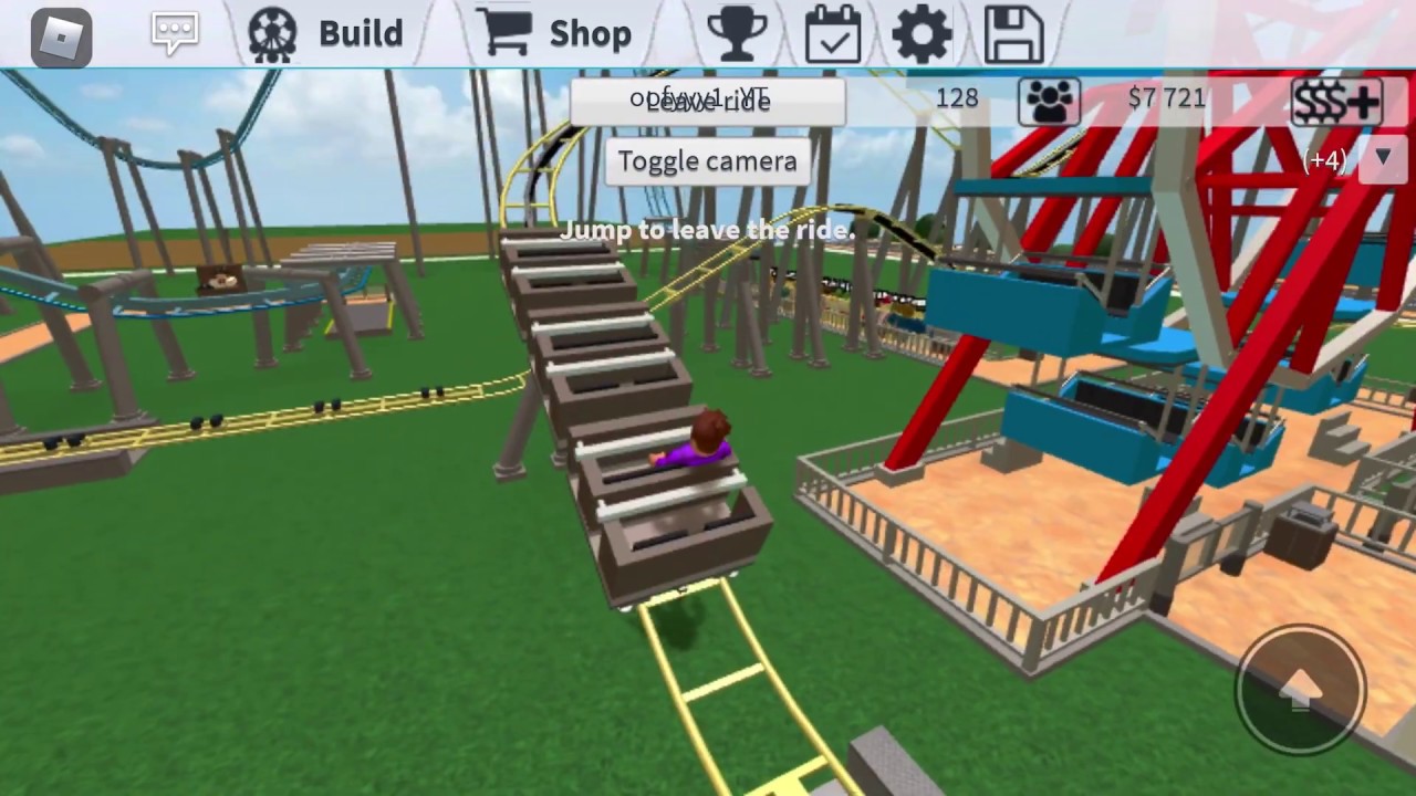 My Theme Park Tycoon 2 rides - YouTube