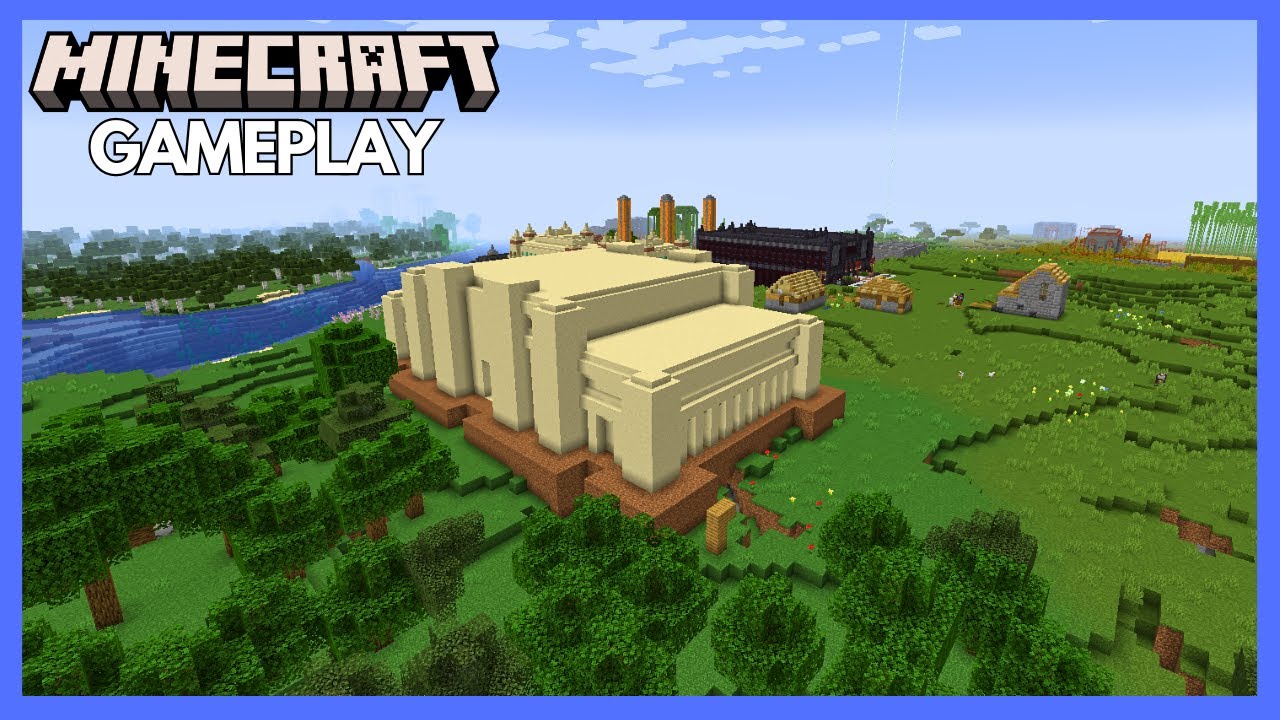 Minecraft Survival - Detailing The Outside Of The Portal Enclosure - No ...