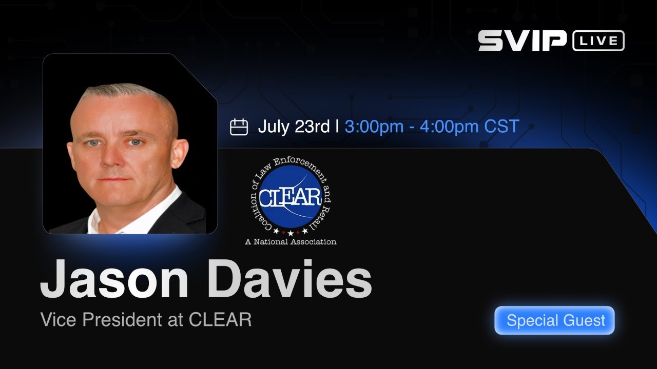 SVIP LIVE Interview with Jason Davies of CLEAR - YouTube