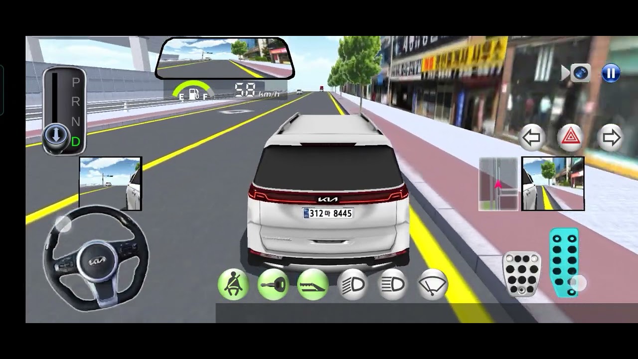 3d driving class araba oyunu izle villa - YouTube