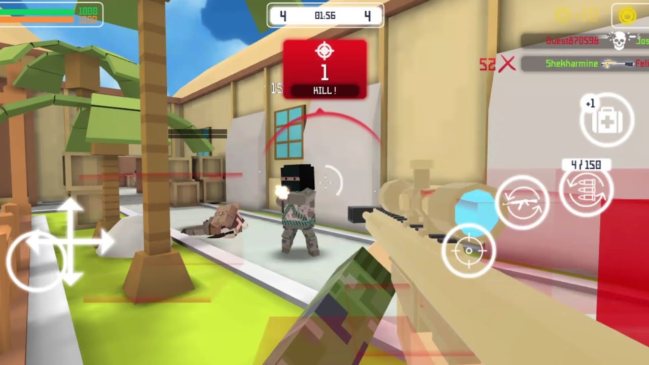 Block Gun: FPS PvP Action Online Shooting Gameplay - YouTube