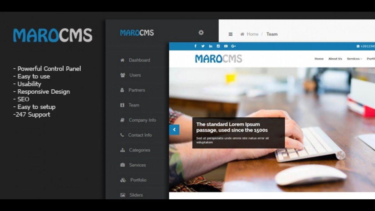 How To Install MaroCMS - Business CMS - YouTube