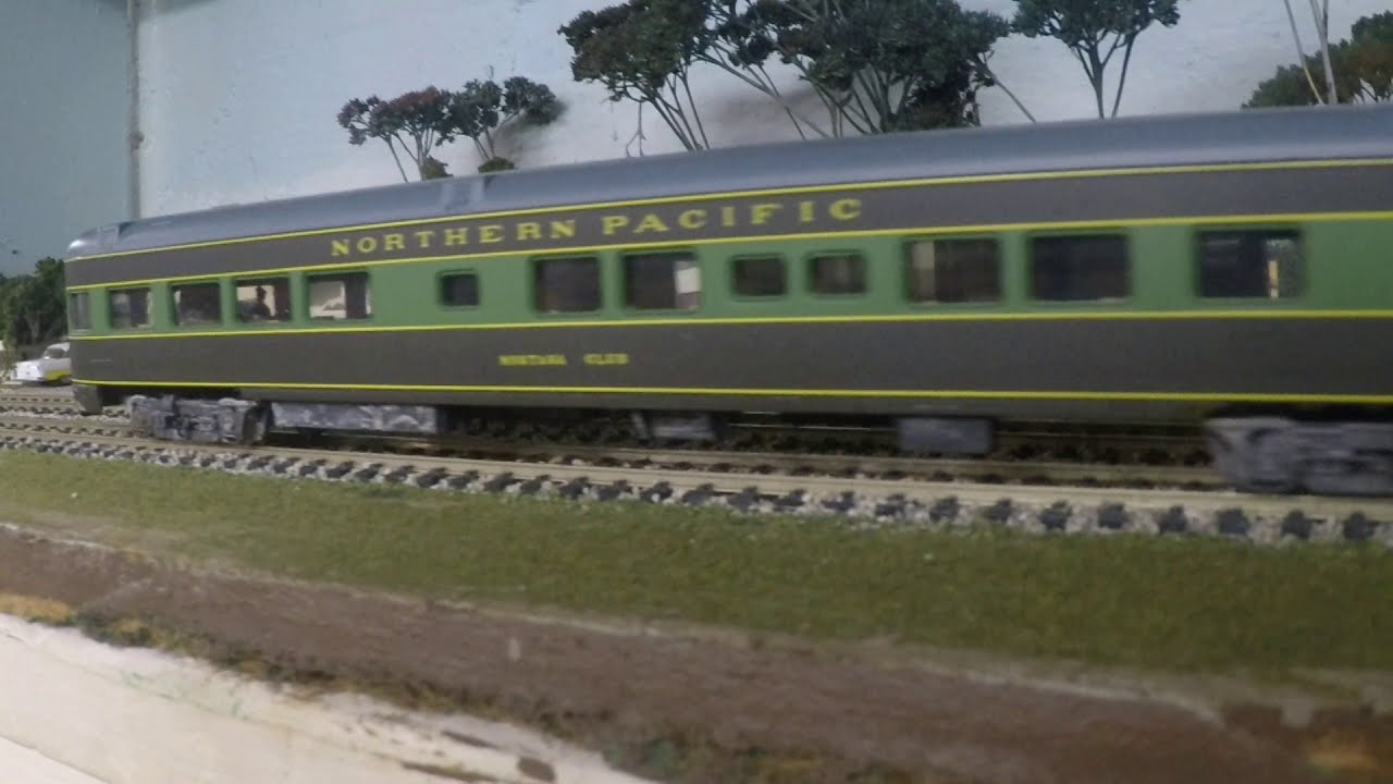 Northern Pacific Model Passenger Train - YouTube