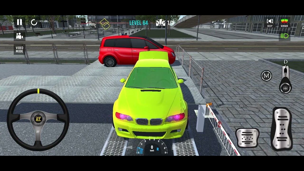 Yellow car with trunk opend Drive parking game🤭 - YouTube