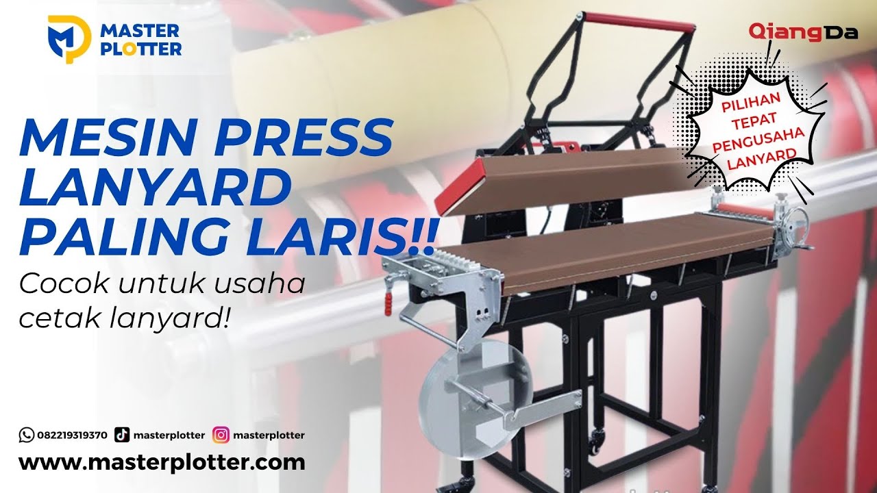 Mesin Press Lanyard Terbaik Untuk Usaha Cetak Lanyard !! - YouTube