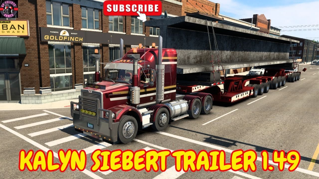 ATS LONG TRAILER KALYN SIEBERT 1.49 - ATS Mods 1.49 - YouTube
