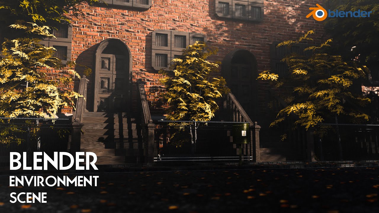 Blender Environment Scene - YouTube