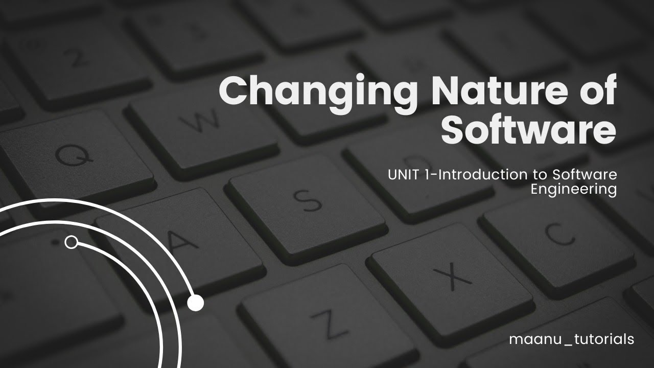 1.2 - Changing Nature of software in software engineering - YouTube