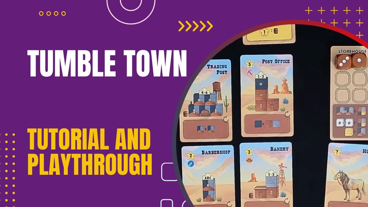 Tumble Town Solo Tutorial and Playthrough | DaniCha - YouTube