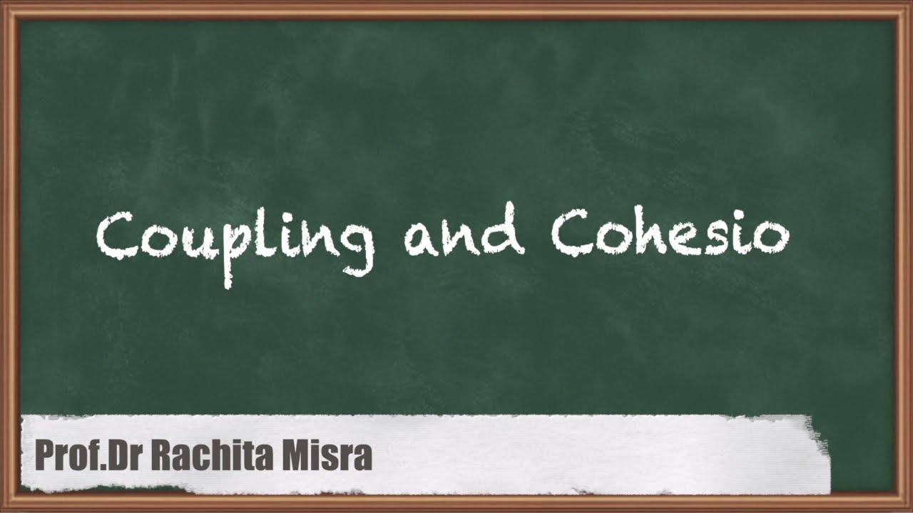 Coupling And Cohesion Software Design Software Engineering Youtube