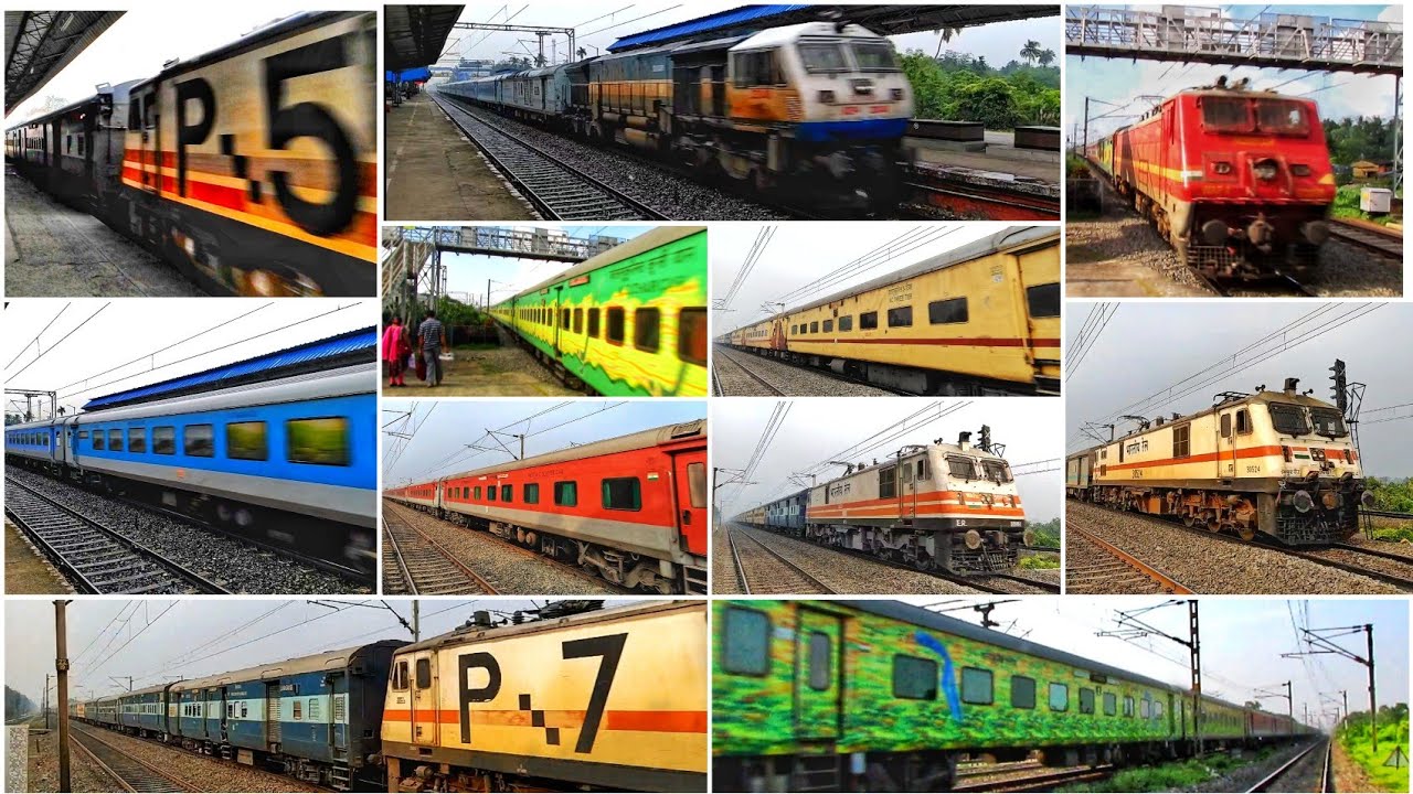 [17 IN 1] Delayed LHB & ICF Trains High Speed Action At Eastern ...