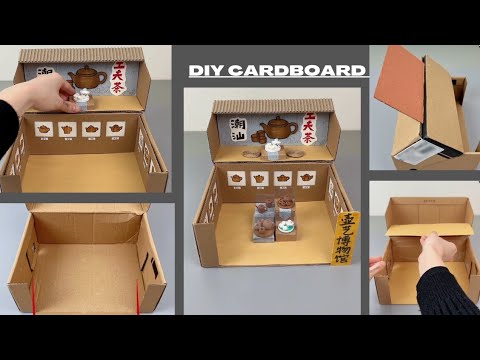 How to make kitchen cardboard box | diy easy cardboard box idea ...