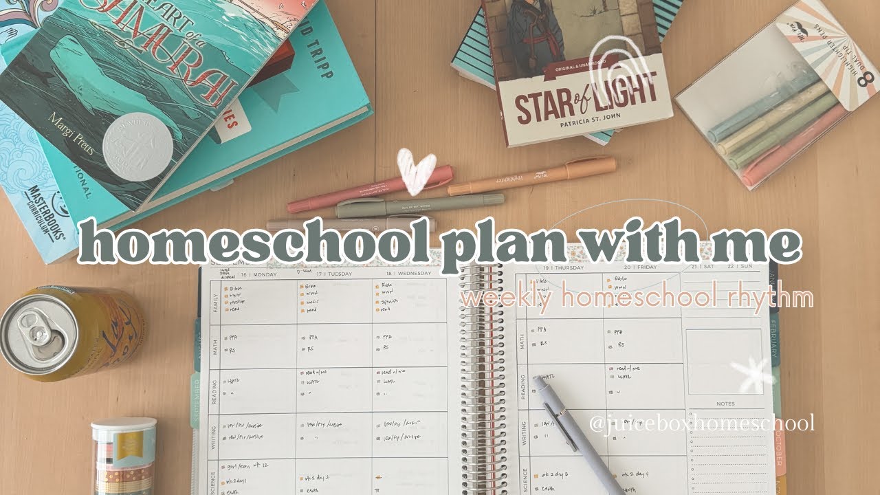 HOMESCHOOL PLAN WITH ME | WEEKLY HOMESCHOOL PLANNING FOR ELEMENTARY ...