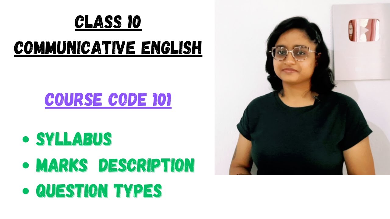 Communicative English Class 10 Syllabus 2025 - 26 | Marks Distribution ...