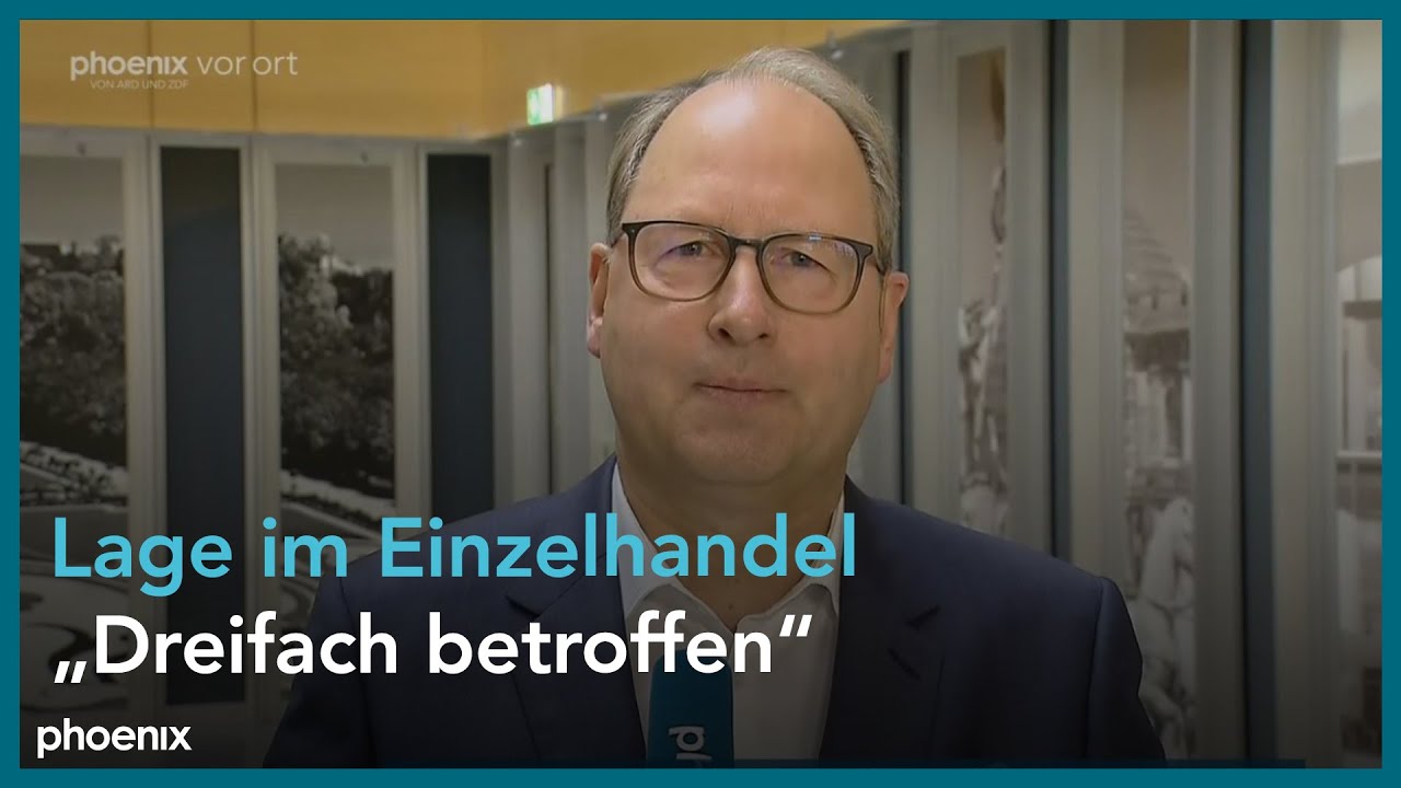 phoenix tagesgespräch mit Stefan Genth (Hauptgeschäftsführer ...