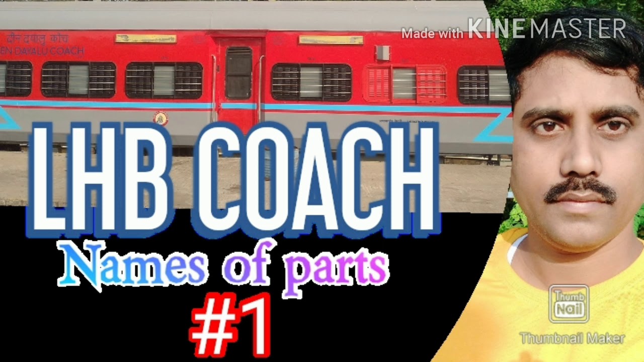 Parts names of LHB COACH - YouTube